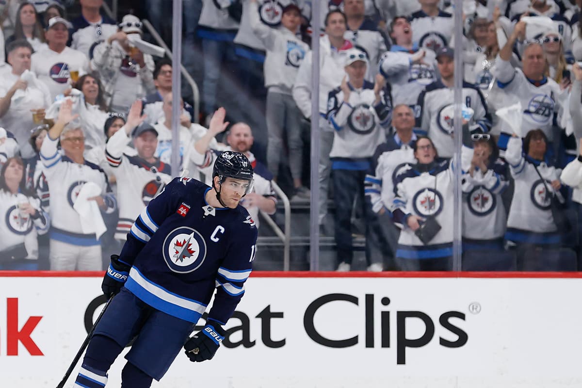 He proved to be a leader on and off the ice: Adam Lowry Jets Nation ...